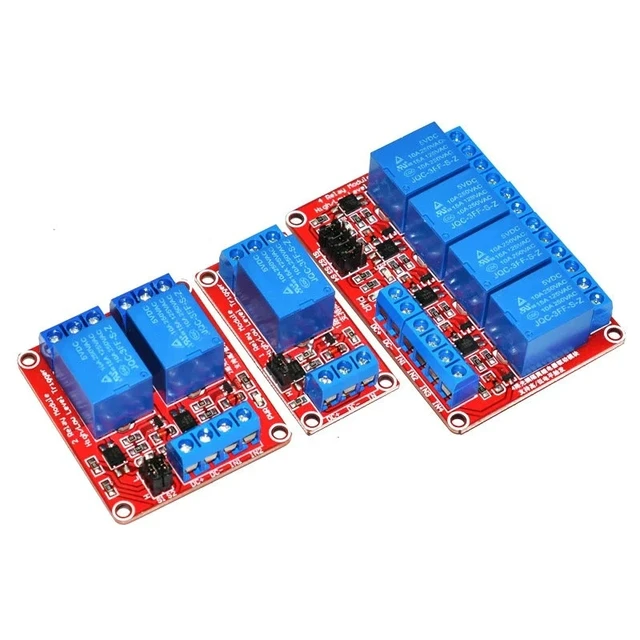 1 2 4 6 8 Channel Relay Module Board Shield with Optocouple High and Low Level Trigger for ...