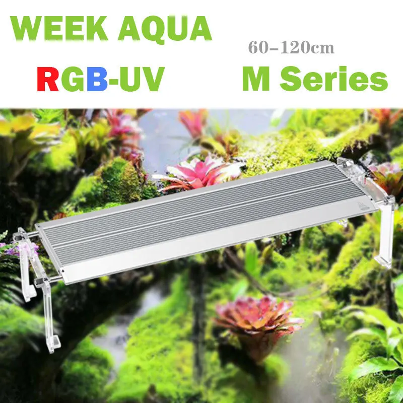 Week-Aqua-Aquarium-Led-Light-M-Series-UV-Light-60-Aquarium-WRGB-Full ...