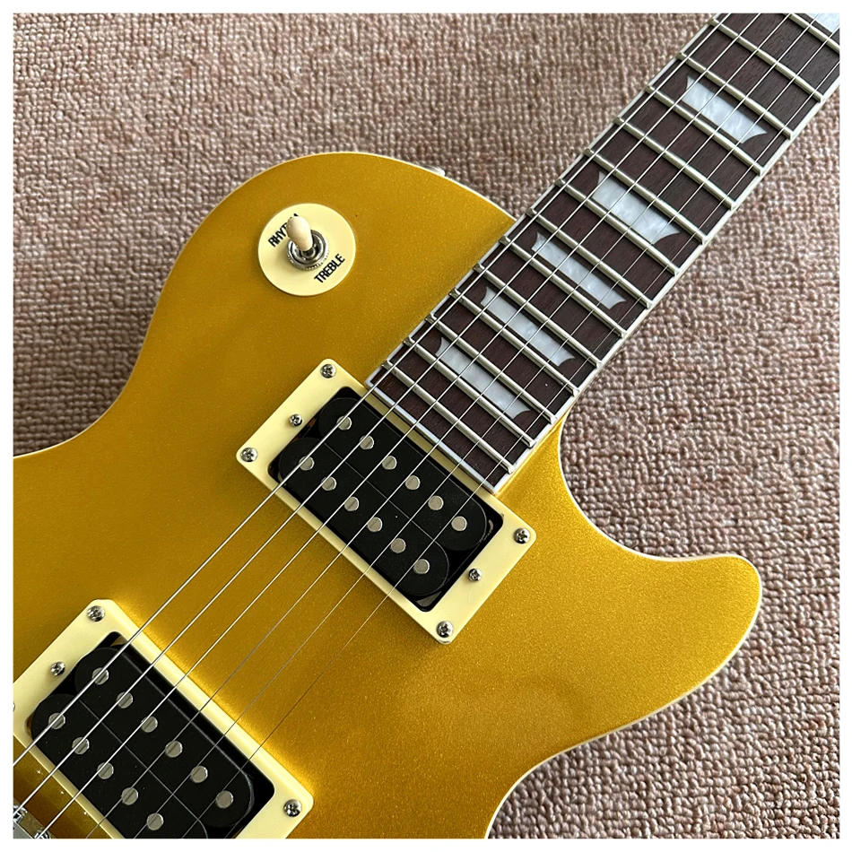 Guitarra-El-ctrica-hecha-en-China-camioneta-zebra-color-dorado-hardware ...