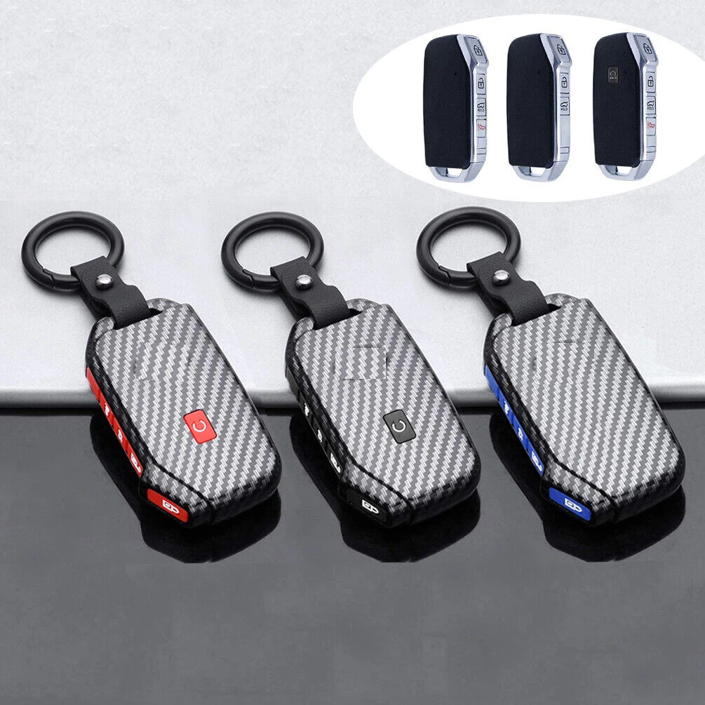 Carbon-ABS-Key-Fob-Cover-Case-for-Kia-Remote-Case-Holder-K5-Sportage ...
