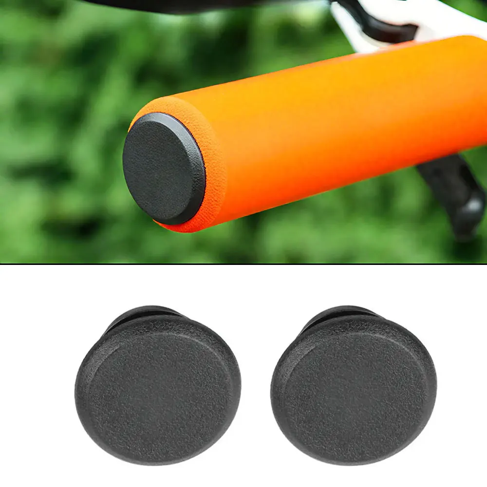 4pcs Bike Handlebar Bar End Plugs Stoppers Caps Mini Rubber Grip MTB ...