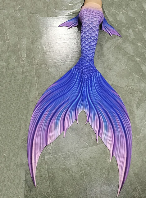 Realistic Purple Mermaid Tails