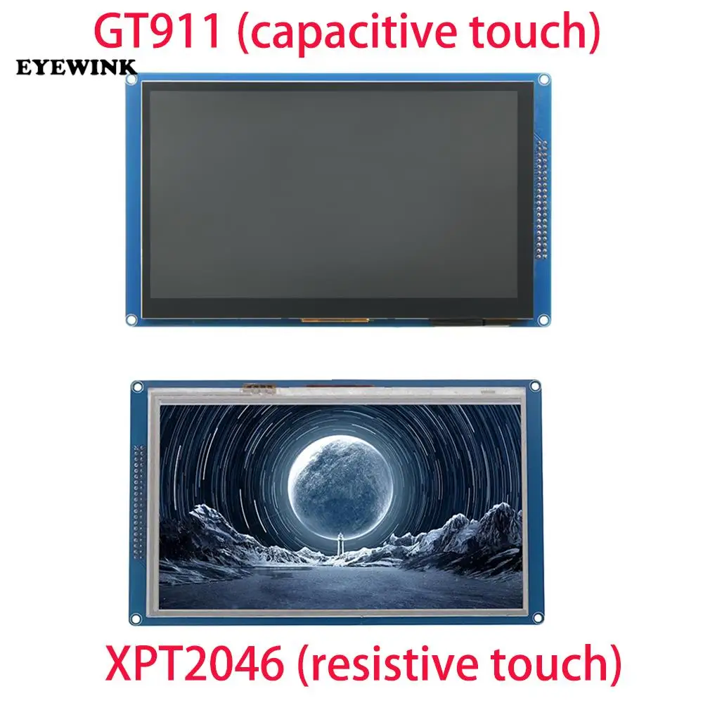 7-Inch-7-0-TFT-LCD-Display-800x480-SSD1963-Panel-Screen-GT911-XPT2046 ...