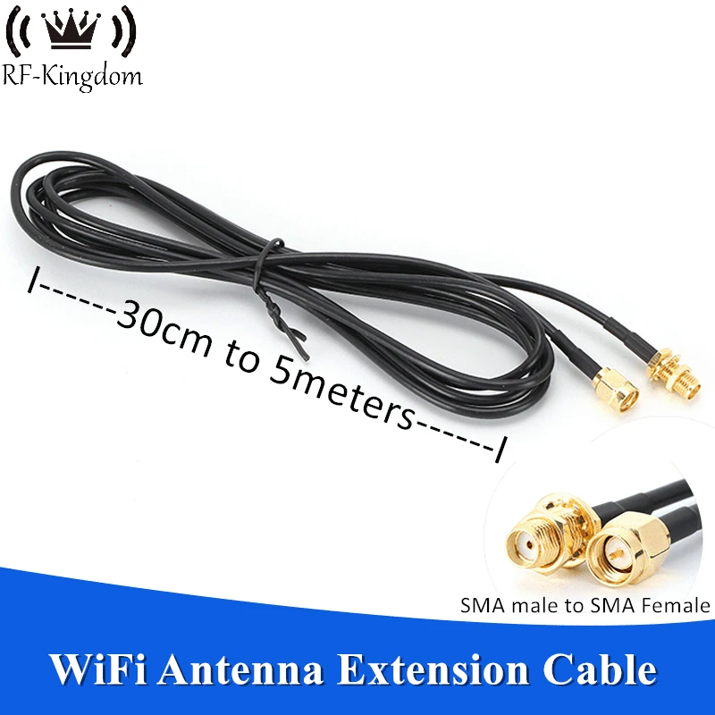 Antenna-Extension-Cable-Coaxial-RG174-SMA-Male-to-SMA-Female-RF ...