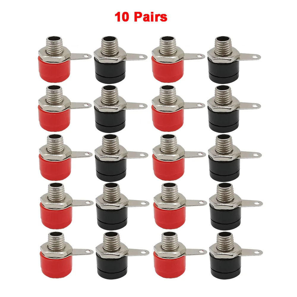 Banana Panel Socket | Jack Connector | Test Probe | Nut Plug - 5 ...