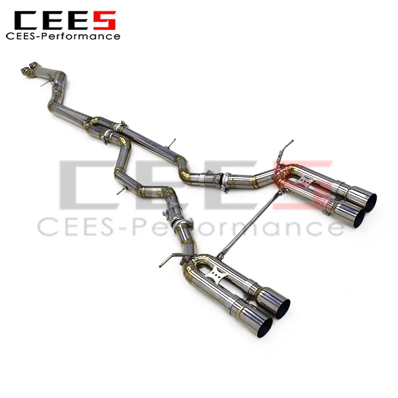 👍CEES High - Performance Titanium Catback Exhaust for BMW M3/M4 F80/F82 ...