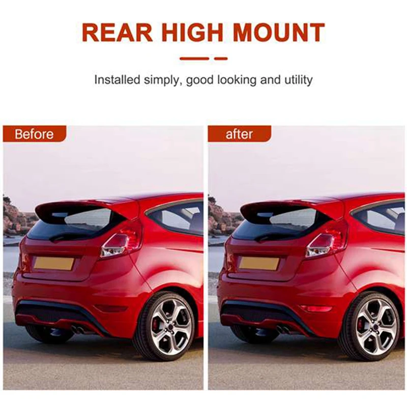 Car Bumper Left + Right Taillight Fog Light Brake Light For Ford Fiesta ...