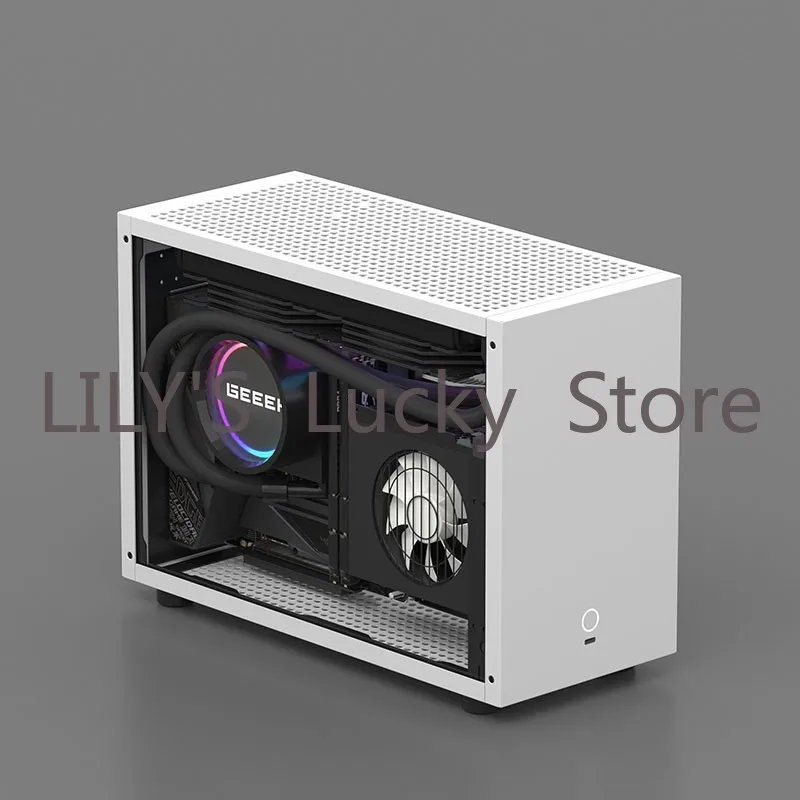 New-GEEEK-M6P-Mini-ITX-Small-Case-3-5-Hard-Drive-240-Water-Air-Cooled ...