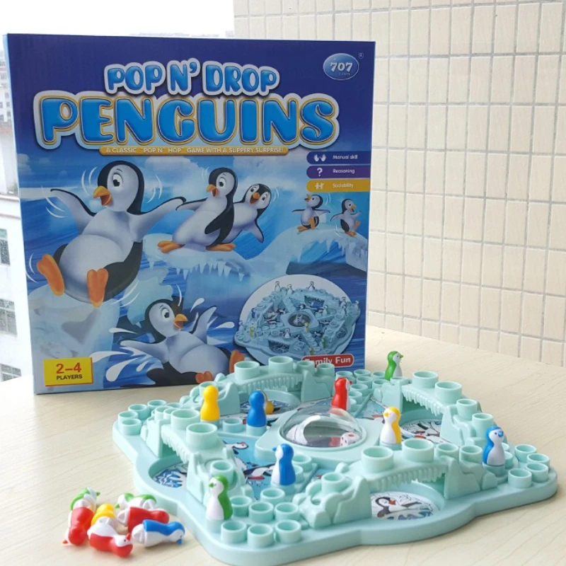 【Value Bundle】 Penguin Ice Ludo Game Kids Board Toy Set 47 Boys Girls ...