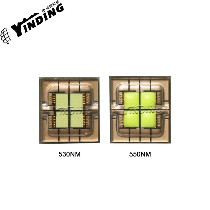 YING 고출력 LED SMD 리플로우 납땜, 녹색 무대 조명, 실내 조명, 530 550NM, 15W, 1 개 ...
