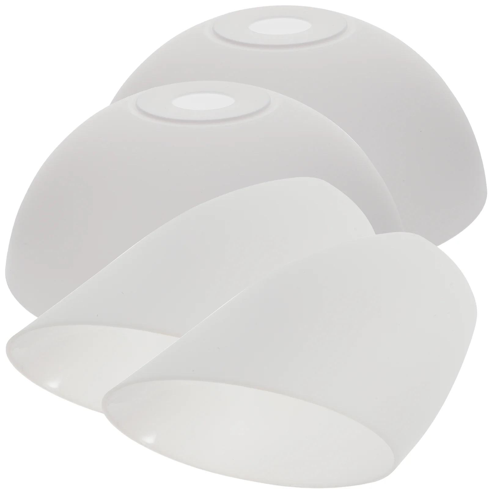 4pcs-Plastic-Lamp-Shades-Inclined-Horseshoe-Lamp-Shade-Bowl-Lamp-Shade ...