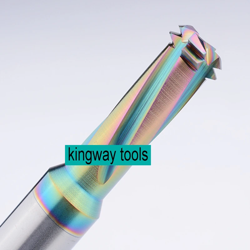 Carbide End Mill Cnc Router Bit Single Thread End Mill Milling Cutter ...