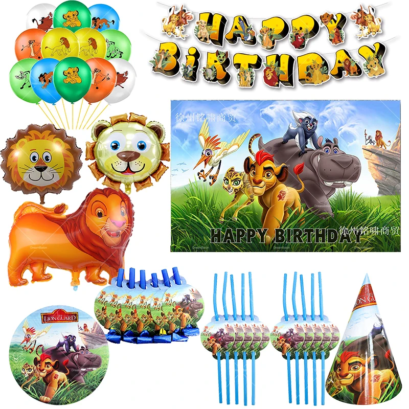 Globos-de-animales-de-la-selva-de-Simba-para-fiesta-tem-tica-del-Rey-Le ...