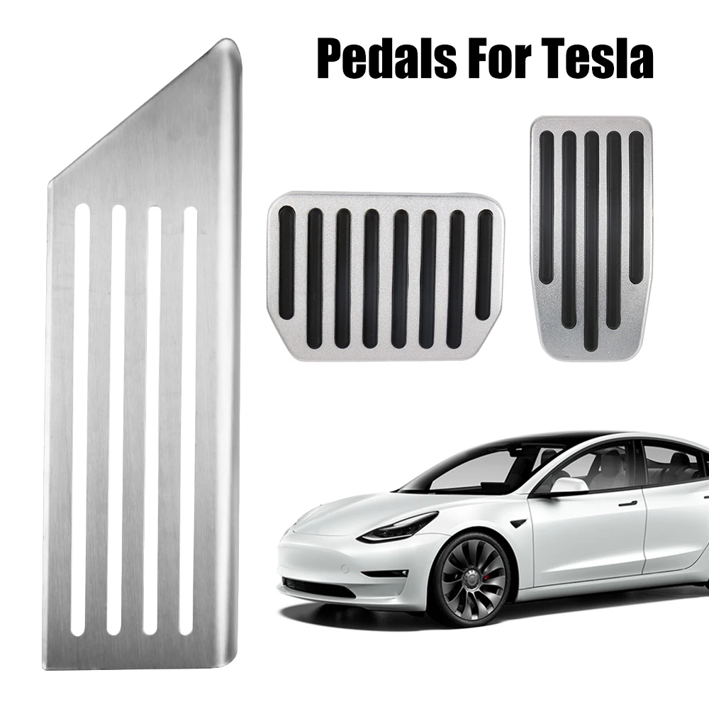 For Tesla Model 3 Y Foot Pedal Auto Interior Parts With Rubber Pads ...