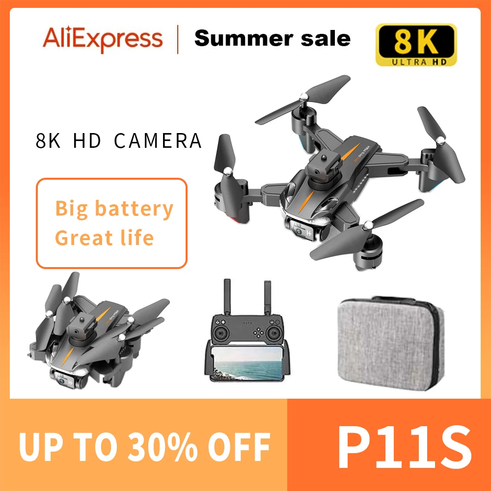 AGCE-2023-P11S-Drone-8K-Professional-High-Definition-Aerial-Photography-Dual-Camera ...