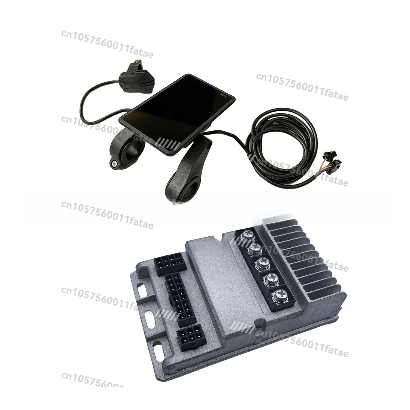 Electric Bicycle Scooter LCD Color Screen Instrument LCD Cast Aluminum ...