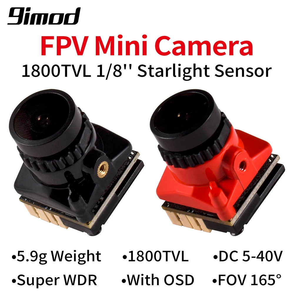 FPV-Camera-1800TVL-5MP-2-1mm-1-8-inch-Starlight-Sensor-5V-40V-NTSC-PAL ...