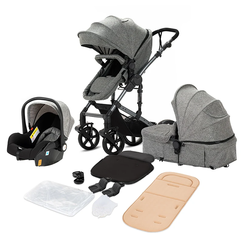 Baby-Stroller-3-in-1-Baby-Stroller-Baby-Car-Newborn-Stroller-High ...
