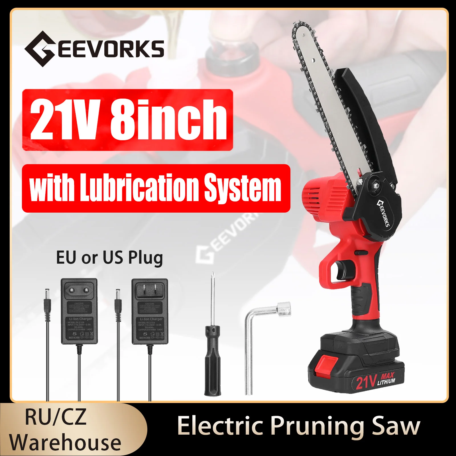 Geevorks-21V-8inch-Portable-Electric-Chain-Saw-Rechargeable-Cordless ...