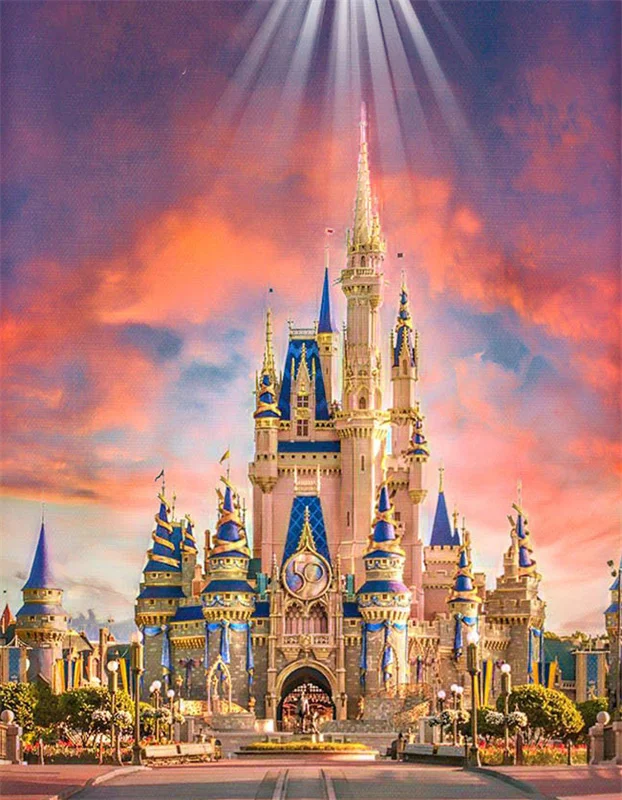 Princess Castle Wallpaper Border