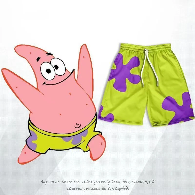 SpongeBob-SquarePants-Patrick-Star-Cartoon-Anime-Summer-Beach-Ultra ...