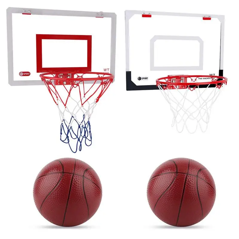 Basketball-Hoop-Wall-Mounted-Portable-Mini-Basketball-Hoop-Over-The ...