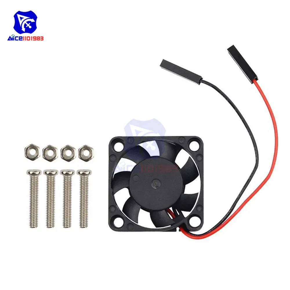 diymore-30x30x7mm-Raspberry-Pi-Cooling-Fan-3-3V-5V-DC-2Pin-Brushless ...