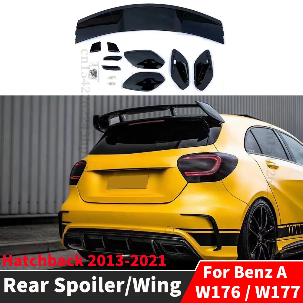 Body-Kit-Tuning-Rear-Trunk-Boot-Wing-Roof-Spoiler-For-Mercedes-Benz-A ...