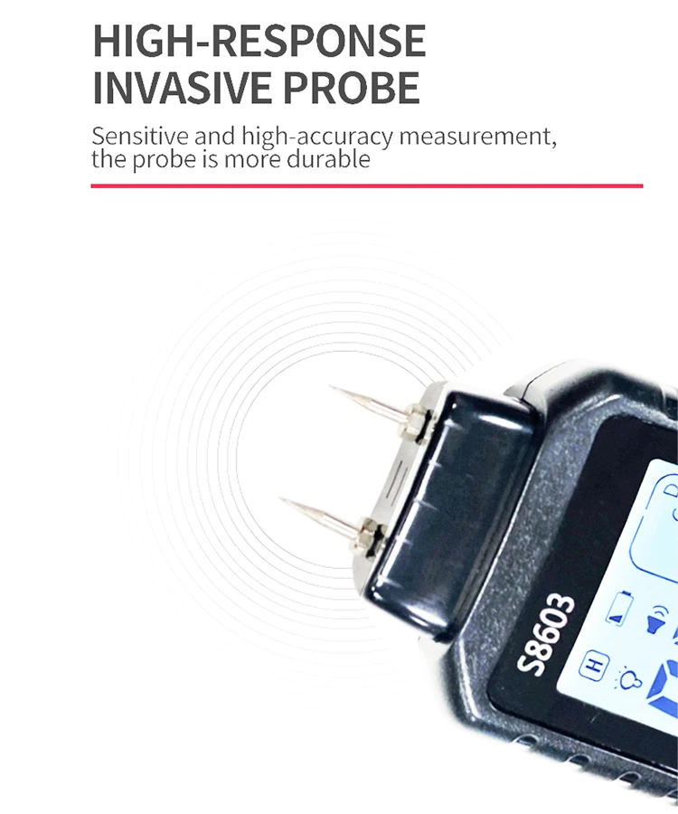 Aparat profesional umidometru 4 in 1 GizMondo®, pentru masurarea ...