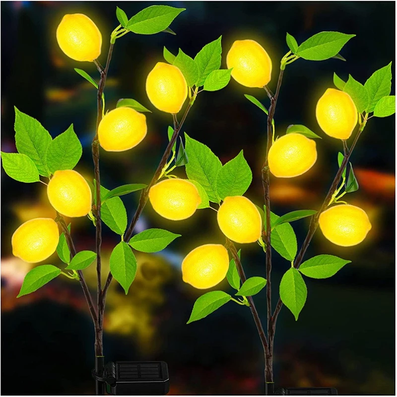 Outdoor Solar Lemon Light Lawn Courtyard View Garden Park Party View ...