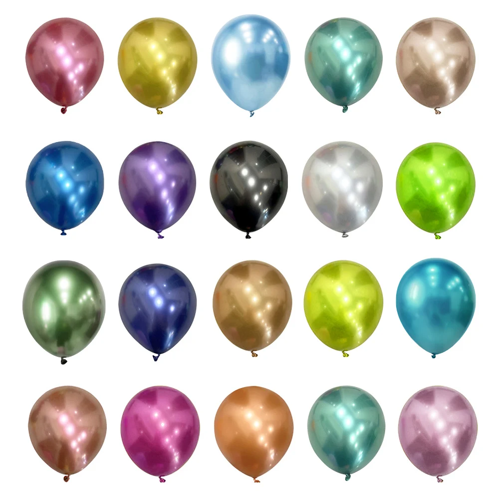 Globos-de-Metal-de-12-pulgadas-para-cumplea-os-10-20-30-piezas-plata ...