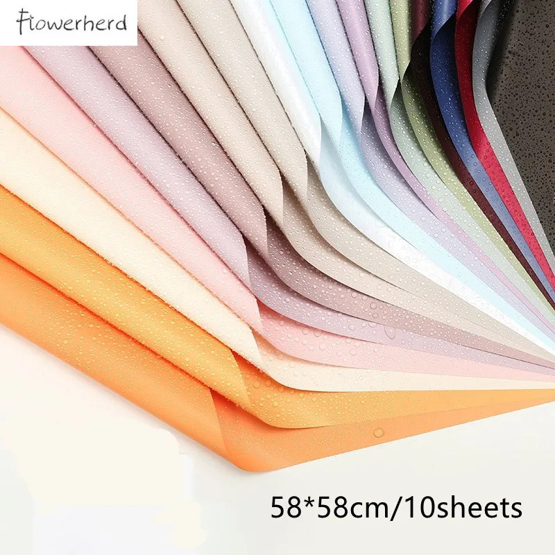 Flower Wrapping Paper Waterproof Florist | Flower Packaging Paper ...
