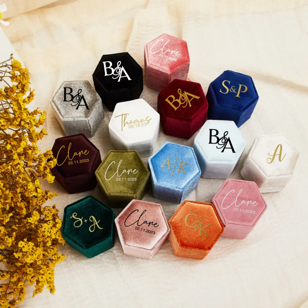 Custom-Velvet-Wedding-Ring-Box-for-Ceremony-Engagement-Ring-Box ...