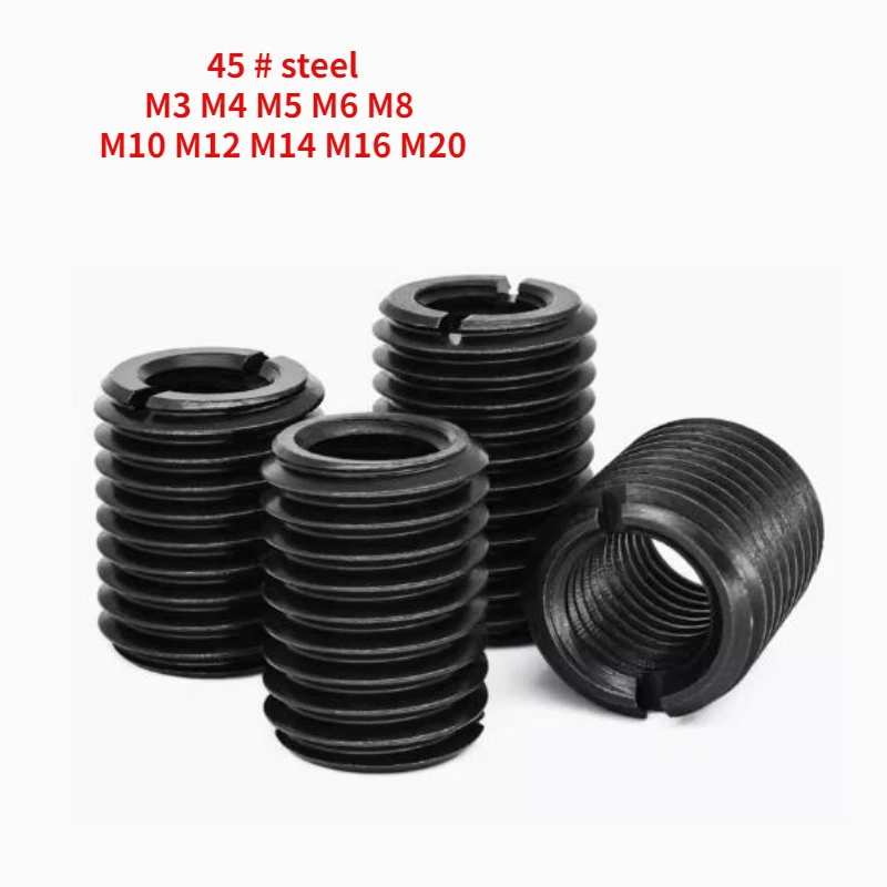 1-2-5-10pcs-M3-M20-Blackened-45-Steel-Hard-Inner-and-Outer-Nut-Self ...