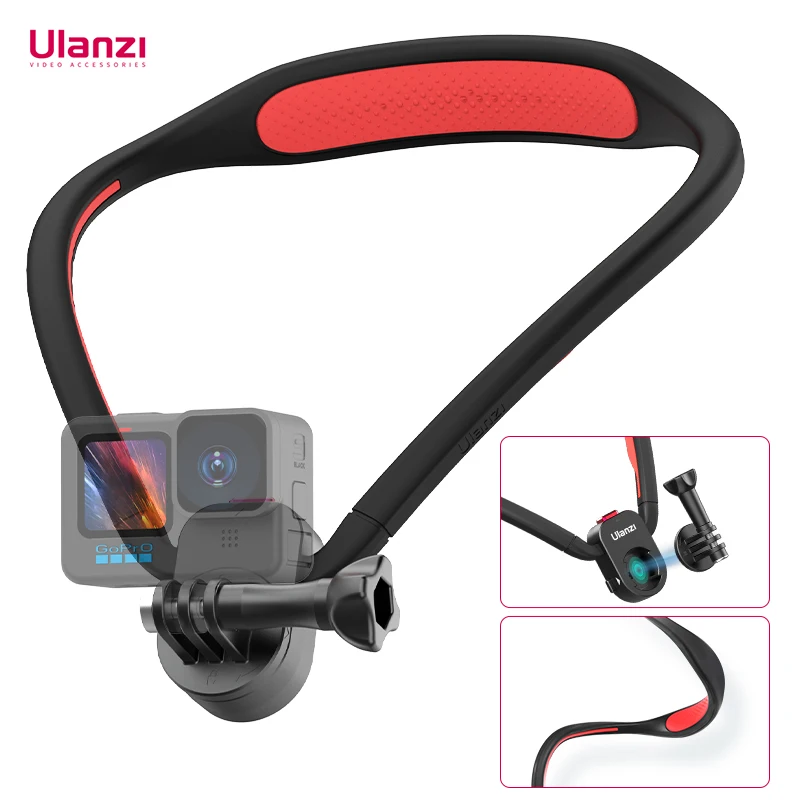 Ulanzi Go Quick II Magnetic Silicone Neck Holder Mount For GoPro Hero ...