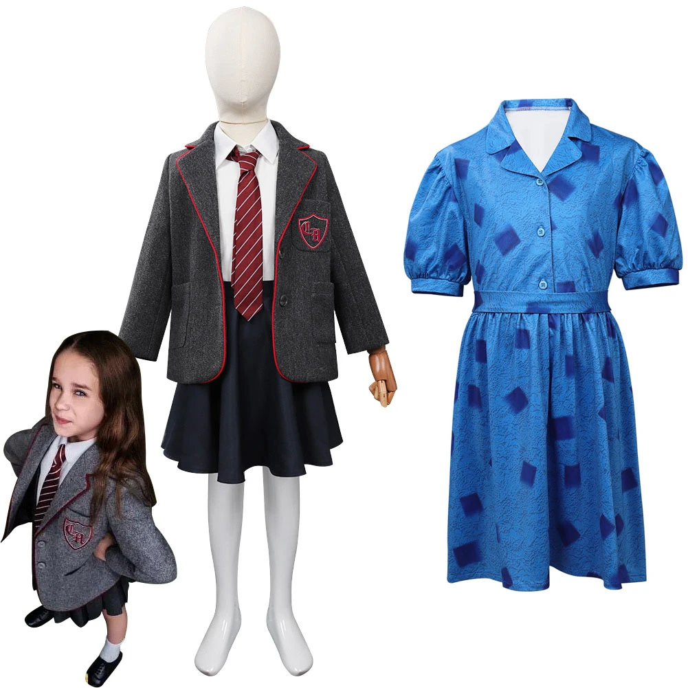 Matilda Cosplay Costume Girls Kids Children Roald Dahl’s Matilda the ...