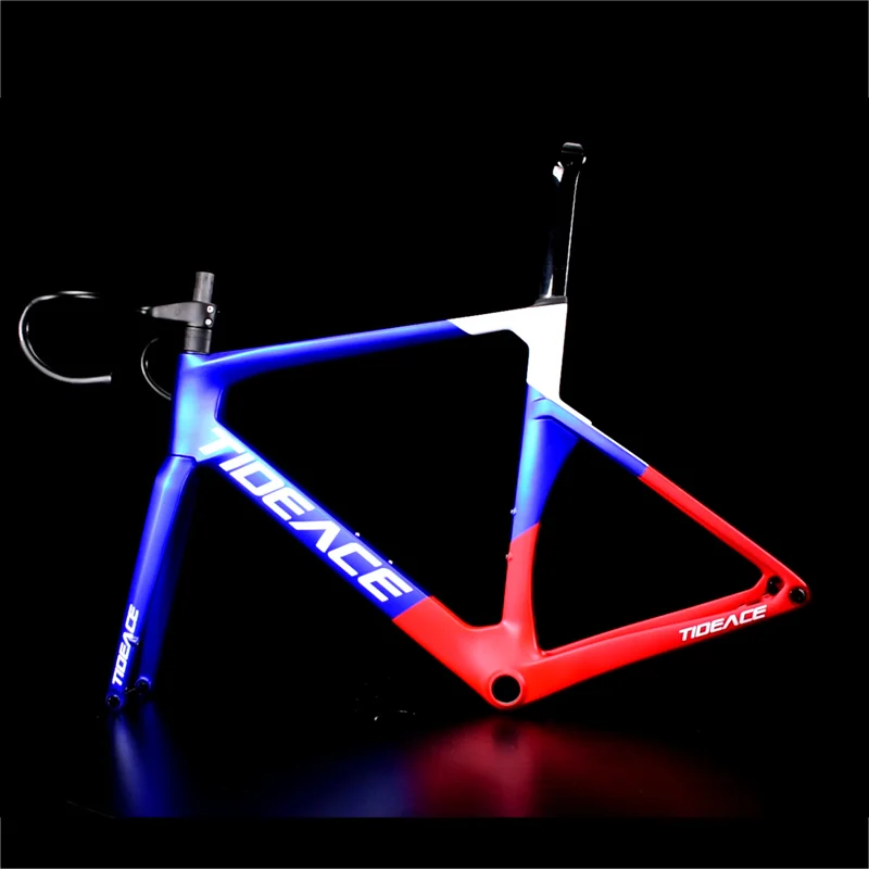 Custom-Paint-Carbon-Road-Endurance-Frame-Flat-Mount-Disc-Brake-Bicycle ...