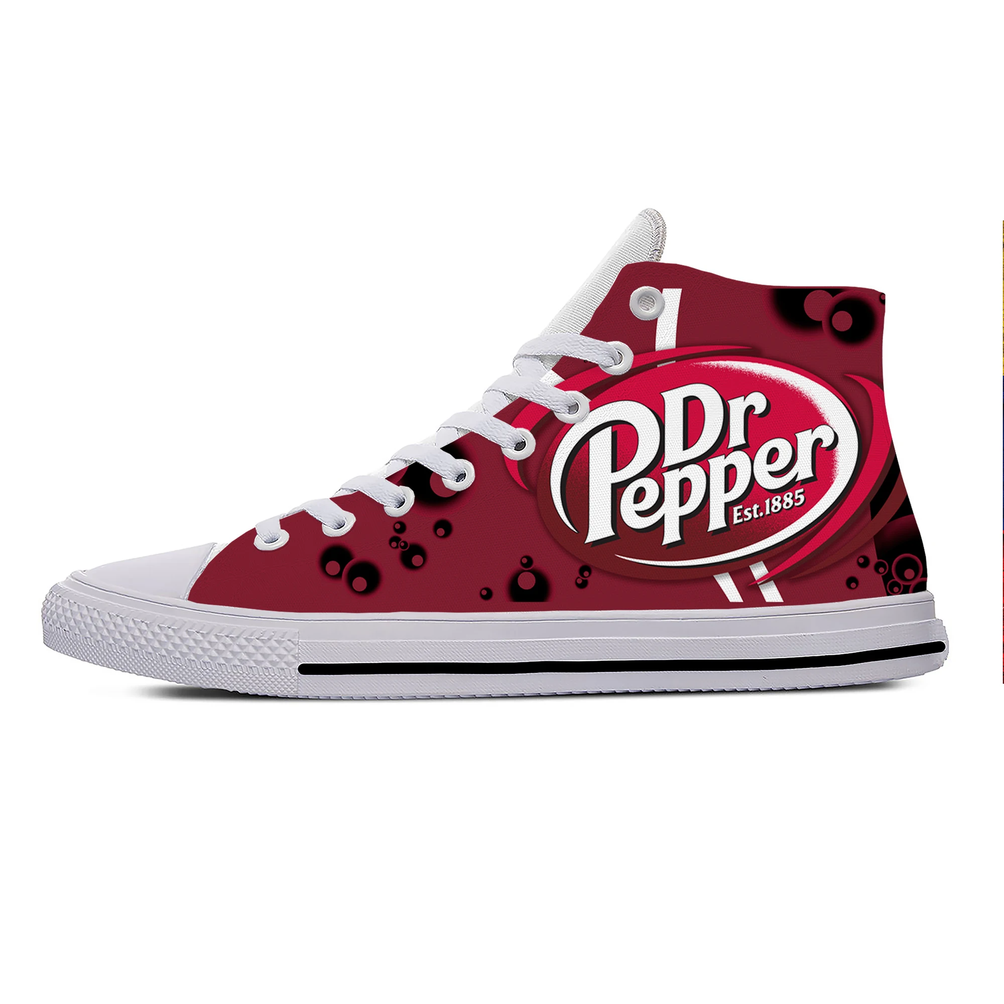 DR-Pepper-High-Top-Sneakers-Mens-Womens-Teenager-Casual-Shoes-Canvas ...