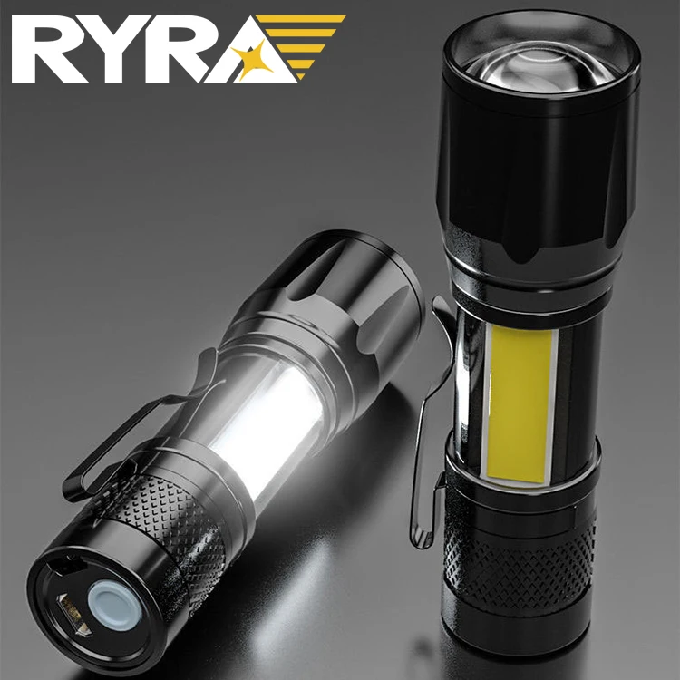 Flashlight-Rechargeable-Battery-LED-Flashlight-Zoom-Torch-Outdoor ...