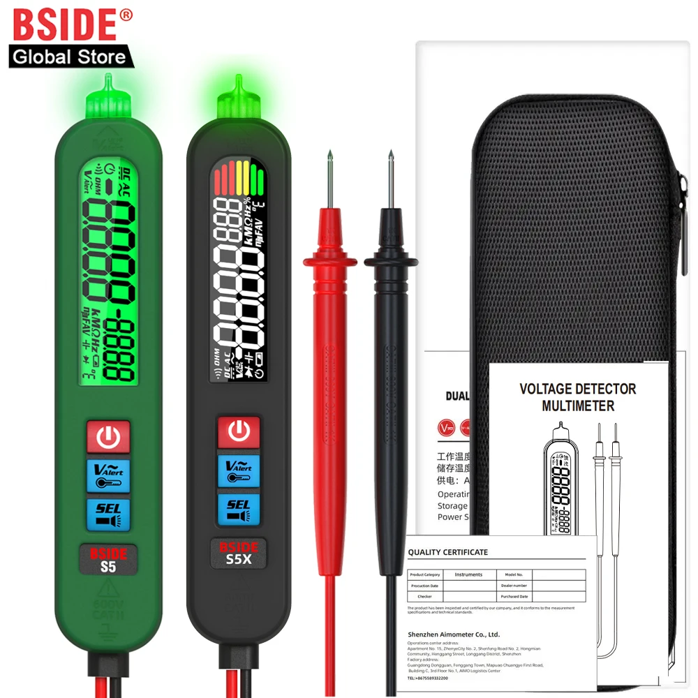 BSIDE-Smart-Digital-Multimeter-Profesional-AC-DC-Voltage-Auto-Capacitor ...