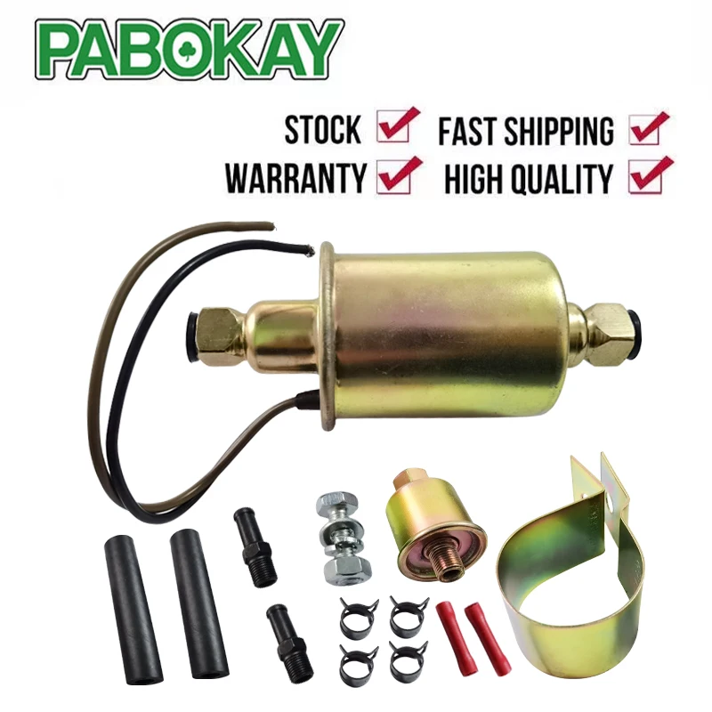 New Universal 5-9 Psi In Line External Electric Fuel Pump With ...