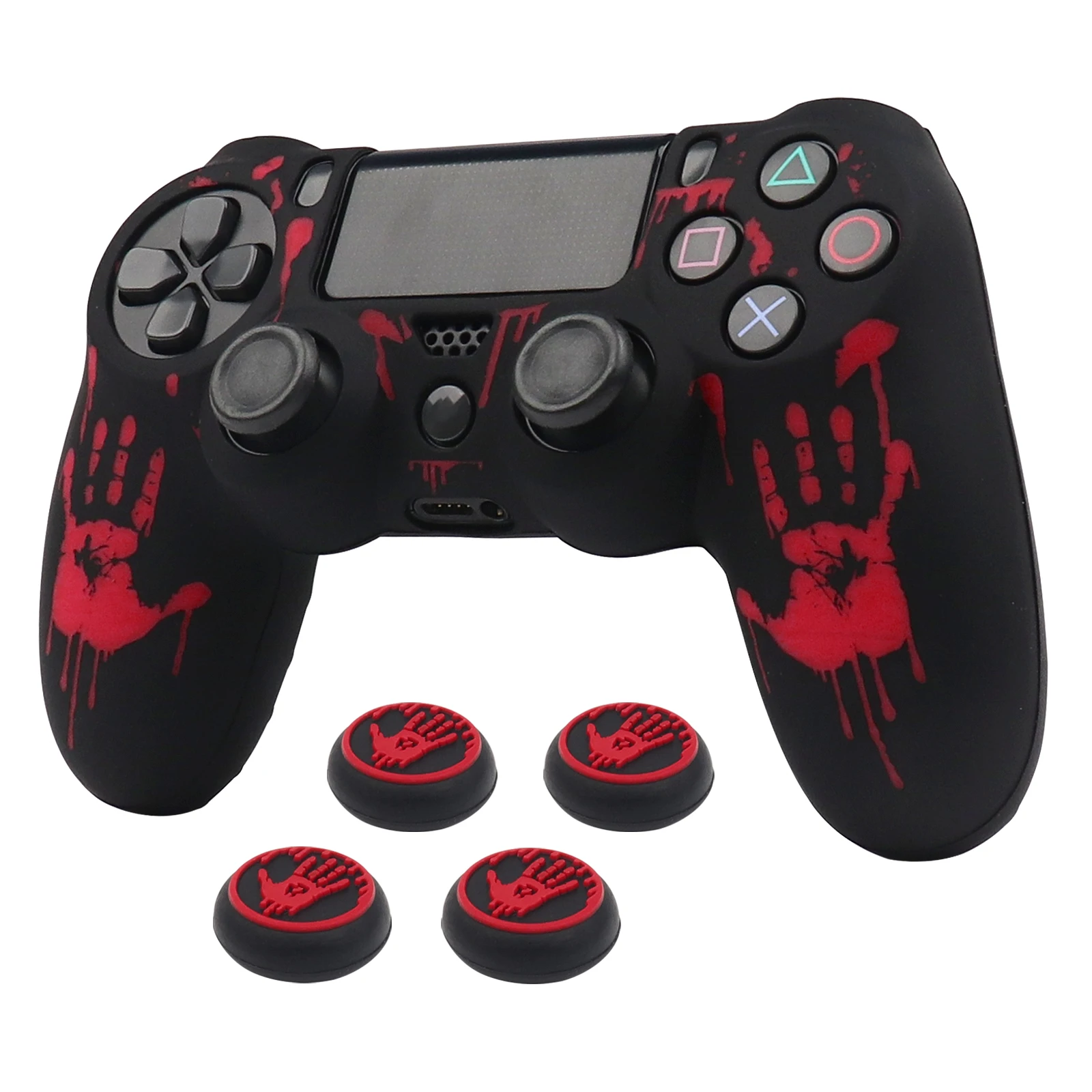 Silicone-Soft-Controller-Cover-Case-For-PS4-Control-Skin-Covers ...