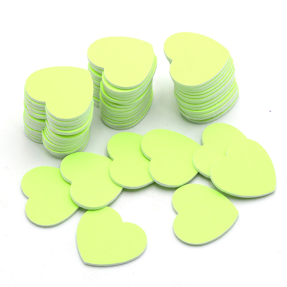 10Pcs-Set-Double-sided-Mini-Nails-File-Blocks-Colorful-Heart-Sandpaper ...