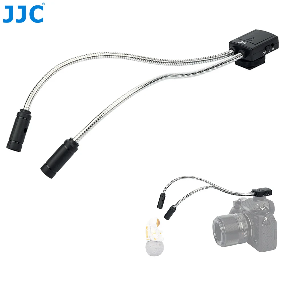 Jjc Macro Led Arm Lamp Flash Light Speedlight For Canon Sony Nikon Fuji ...