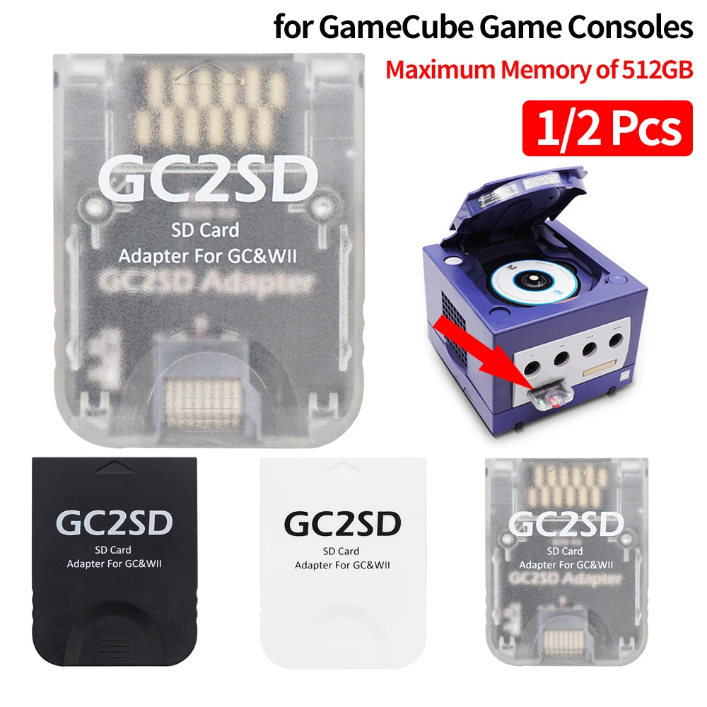 Memory-Card-Reader-para-Nintendo-Gamecube-e-Wii-Console-Acess-rios ...