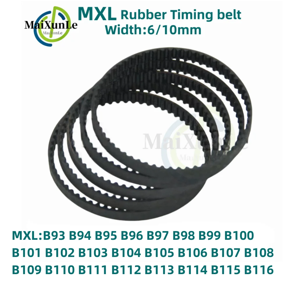 MXL-Synchronous-Timing-belt-B93-B94-B95-B96-B97-B98-B99-B100-B101-B102 ...