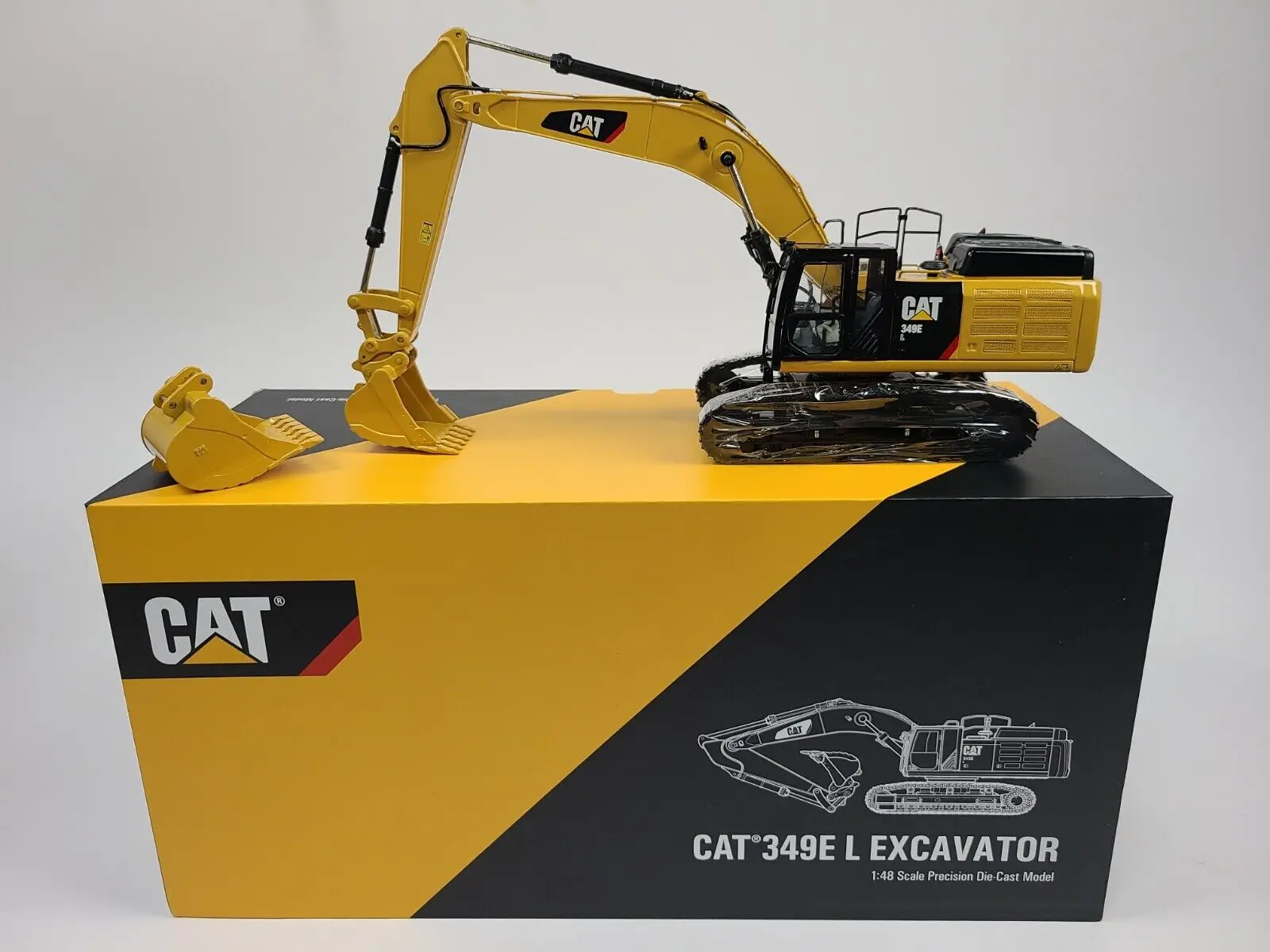 Exqusite-Alloy-Model-Gift-C-C-M-1-48-Caterpillar-CAT-349E-L-Hydraulic ...