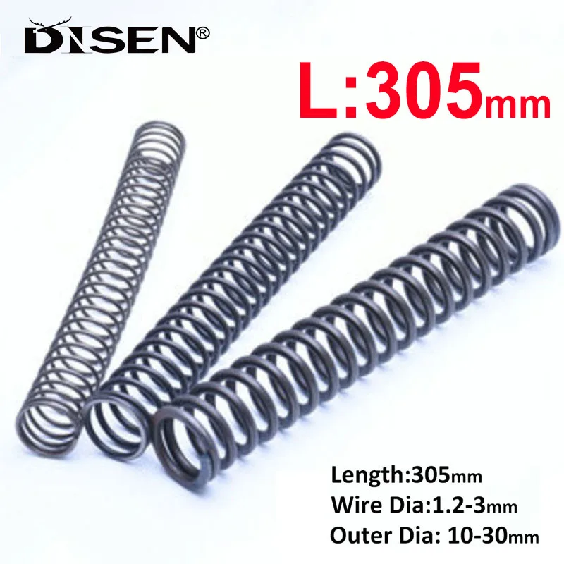 1pc-comprimento-305mm-y-tipo-mola-de-compress-o-mangan-s-preto-65mn ...
