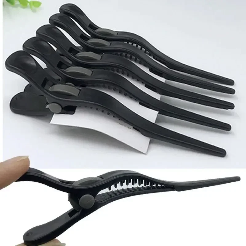 Professional-Hairdressing-Salon-Hairpins-Black-Plastic-Single-Prong-DIY ...