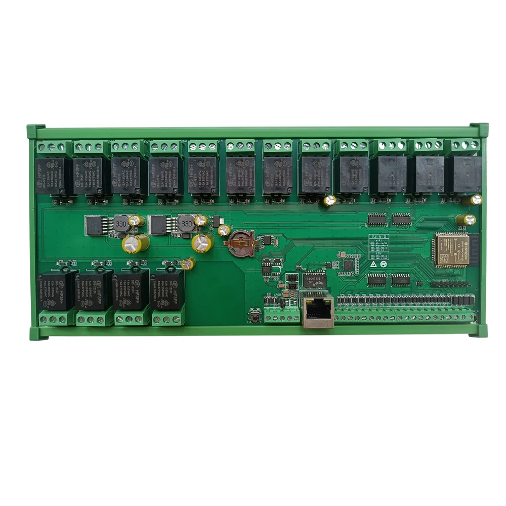 Ethernet relay board Module Wiegand ESP32 Home Assistant MQTT Node Red ...